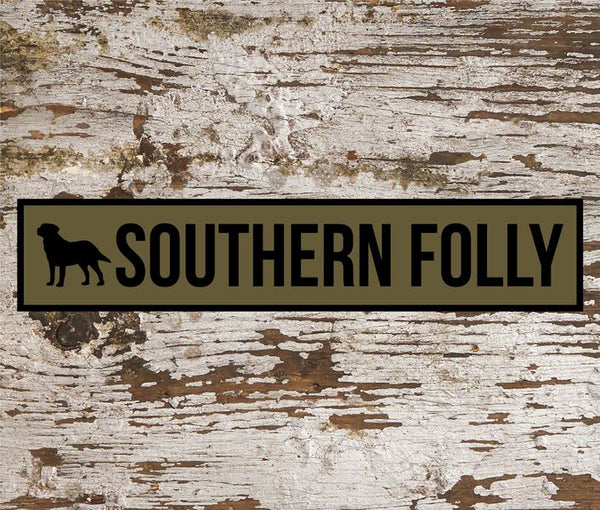 Long Logo Decal – Southern Folly Apparel